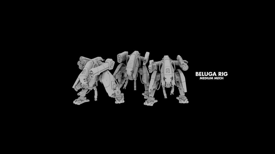 Beluga Rig (x3) - Medium Mech | the Corsairs | Full Spectrum Dominance | 6mm | Thelazyforger - Etsy