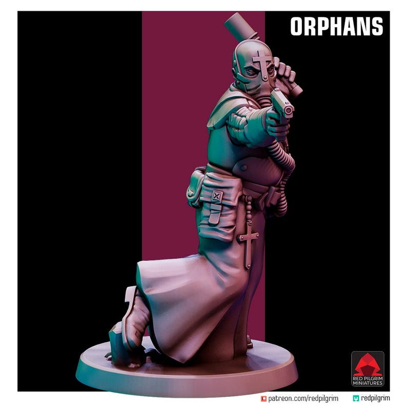 Orphans (x5) | 32mm Scale | Red Pilgrim Miniatures - Etsy