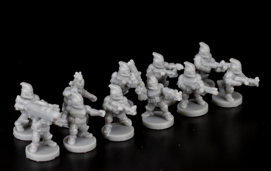 GMO Republic Troopers (x31) | 8mm | Wakes Emporium - Etsy