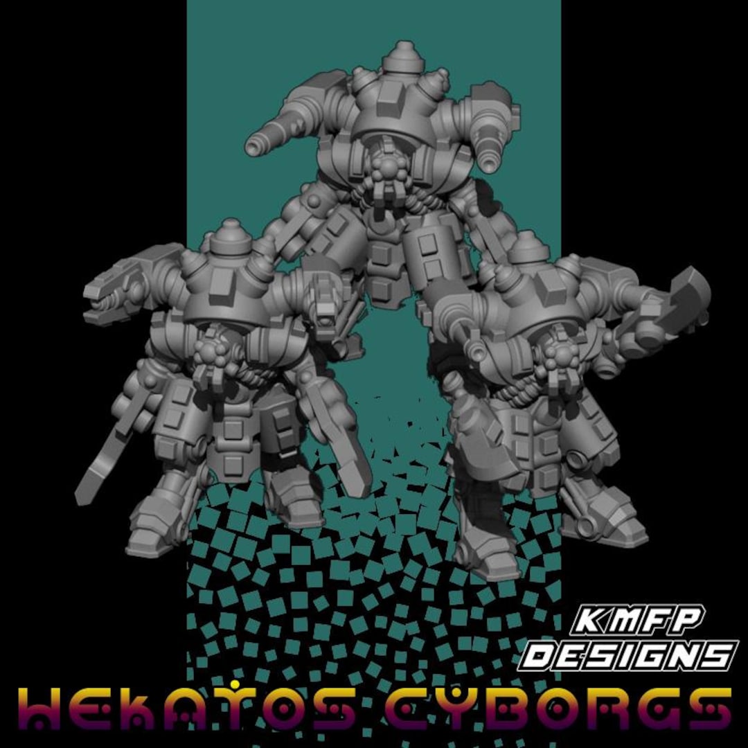 Heavy Combat Cyborg Designation Hxo (x15) | Hekatos Cyborgs | 8mm Scale ...