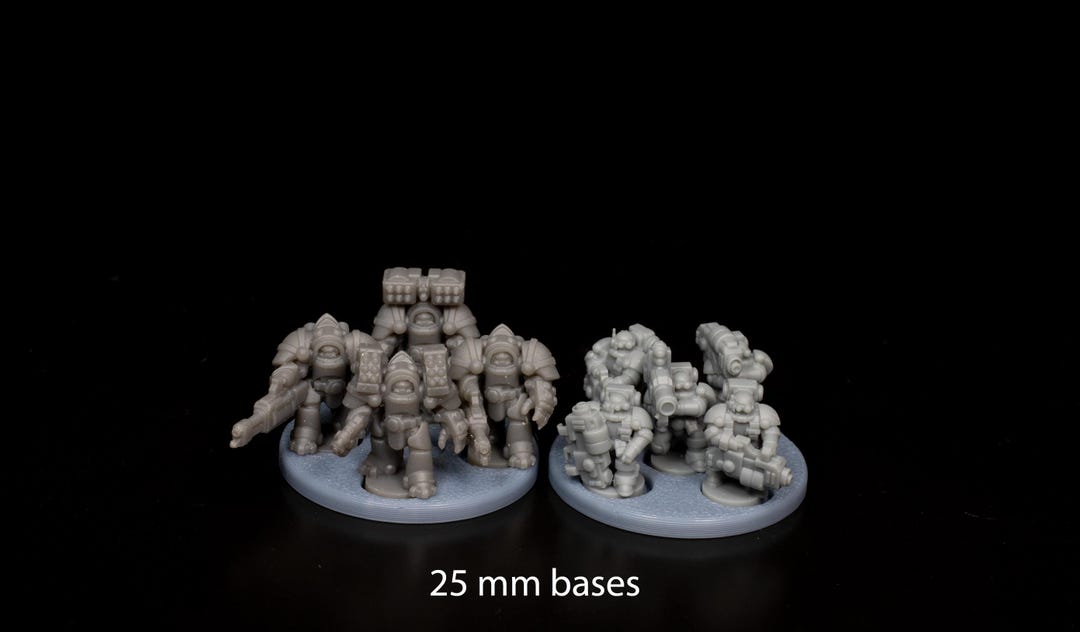 25mm Bases (x30) for 8mm Miniatures | FDM Printed | KMFP Designs | 8mm ...