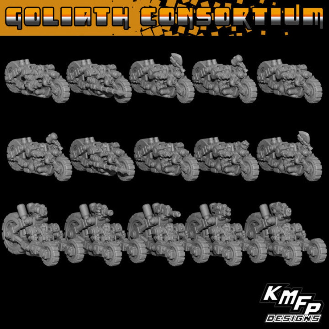 Exo-suit Bikes & Trikes | Goliath Consortium | 8mm | KMFP Designs ...