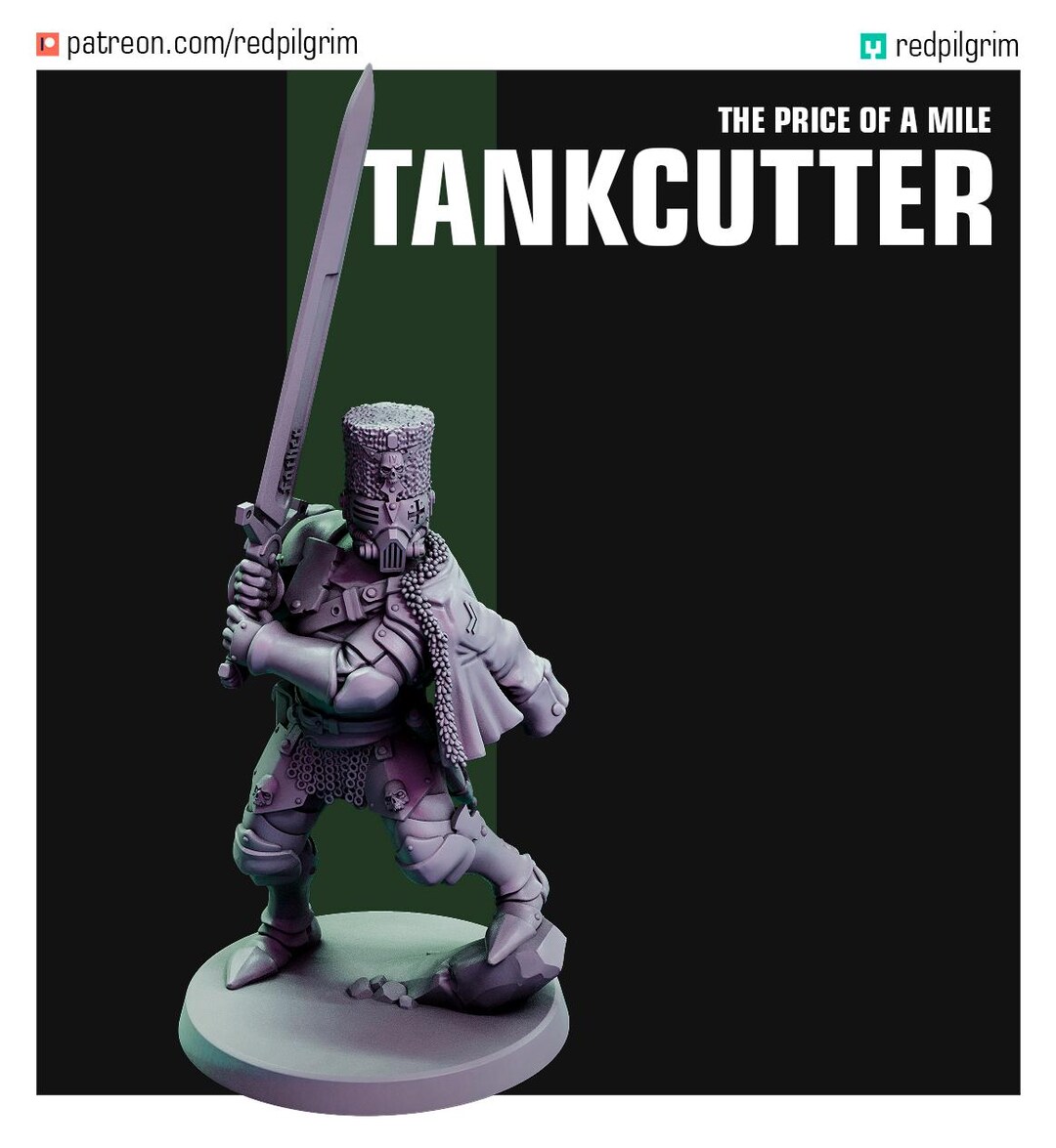 Tank Cutter (x1) | 32mm Scale | Red Pilgrim Miniatures - Etsy