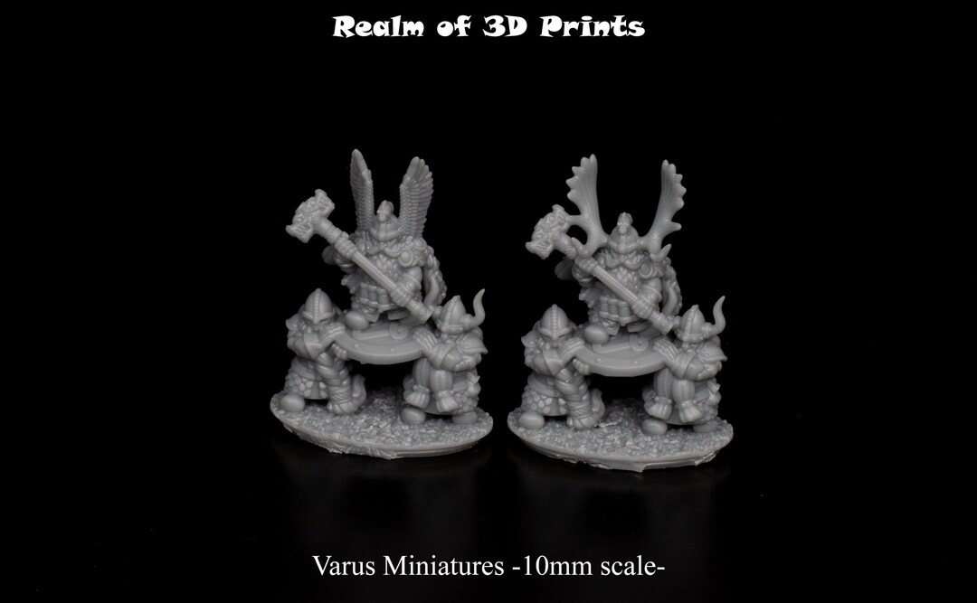 Generals | Dwarfs | Varus Miniatures | 10mm Scale - Etsy