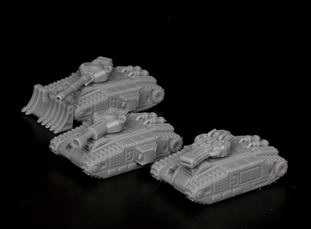 Main Battle Tanks (x3) | Legion of Cendre | 6/8mm Scale - Etsy