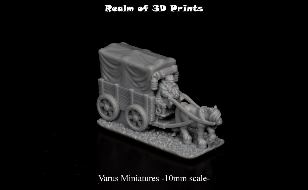Wagon | Dwarfs | Varus Miniatures | 10mm Scale - Etsy
