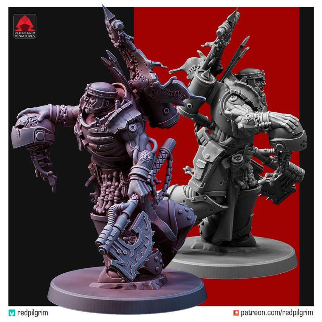 Butcher | Oathbreakers | 32mm Scale | Red Pilgrim Miniatures - Etsy