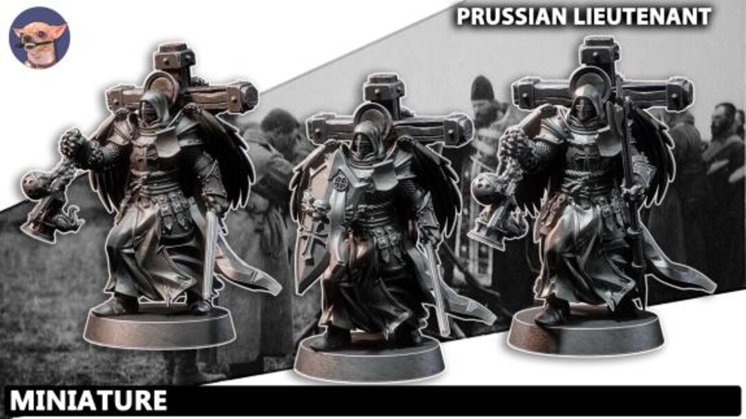 WW1 German Lieutenant (x1) | 32mm Scale | Funduk25 - Etsy