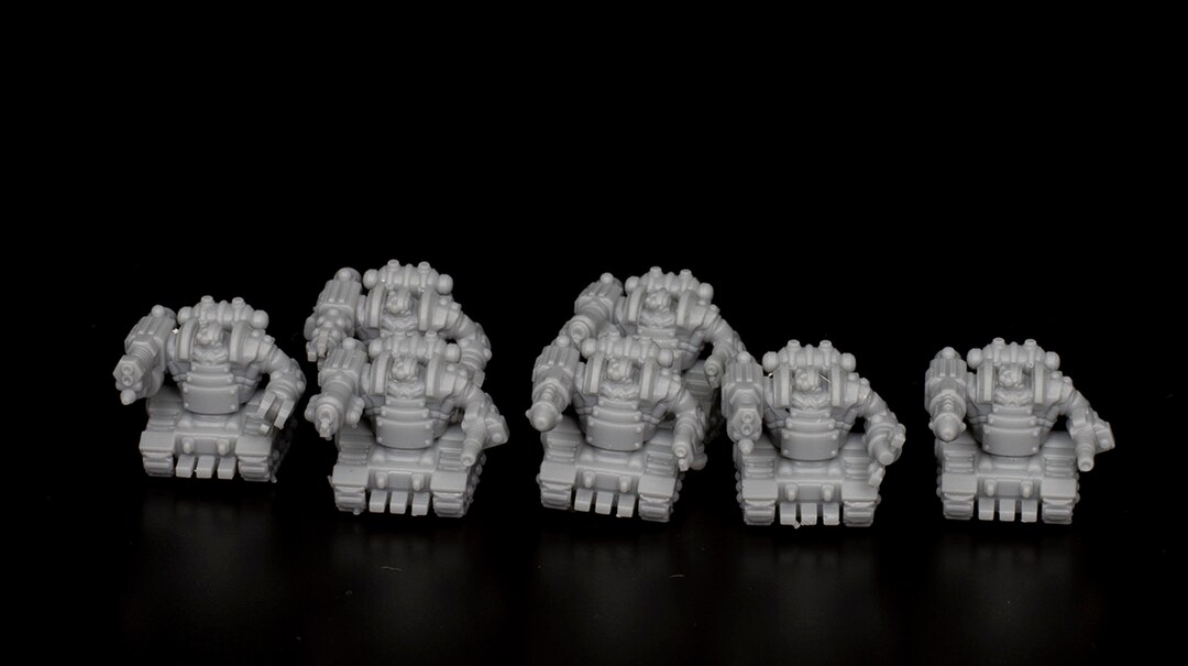 Martian Cyborg Siege Breakers (x8) | 6/8mm Scale | KMFP Designs - Etsy