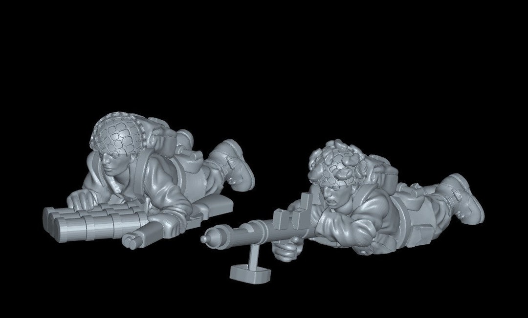 Piat Team | British Airborne WW2 | Europe in Flames | 2x Miniatures ...