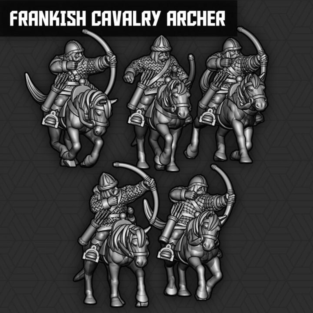 Frankish Cavalry Archer (x6) | SMOL Miniatures | 15mm Scale - Etsy