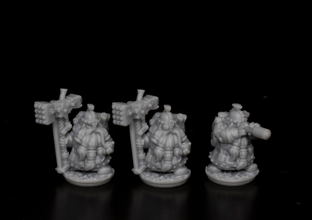 Dwarf Engineers | Varus Miniatures | 10mm Scale - Etsy
