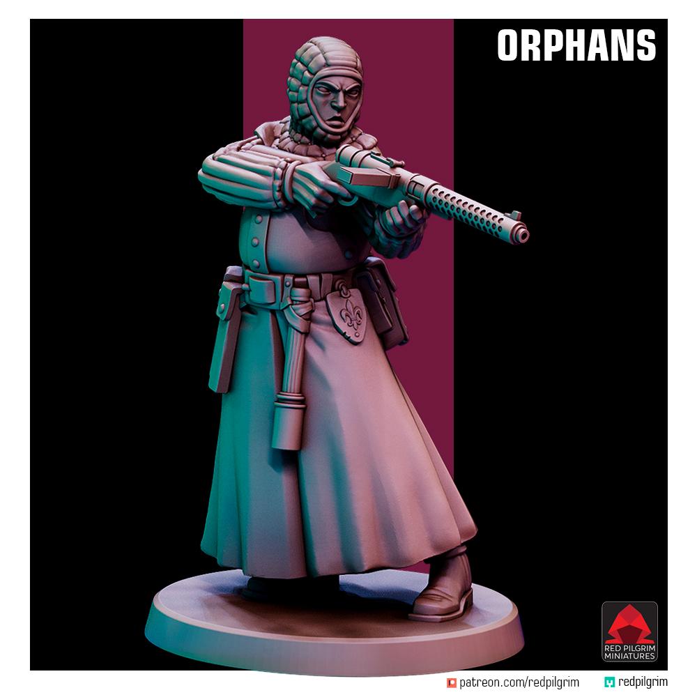 Orphans (x5) | 32mm Scale | Red Pilgrim Miniatures - Etsy