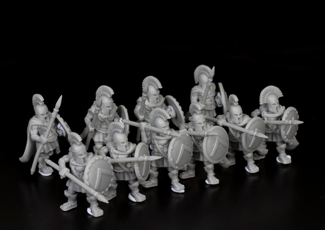 Spartan Hoplites | Ancient World | 3D Breed Miniatures | 15mm Scale ...