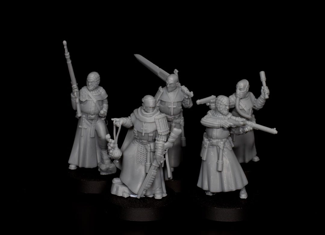 Orphans (x5) | 32mm Scale | Red Pilgrim Miniatures - Etsy