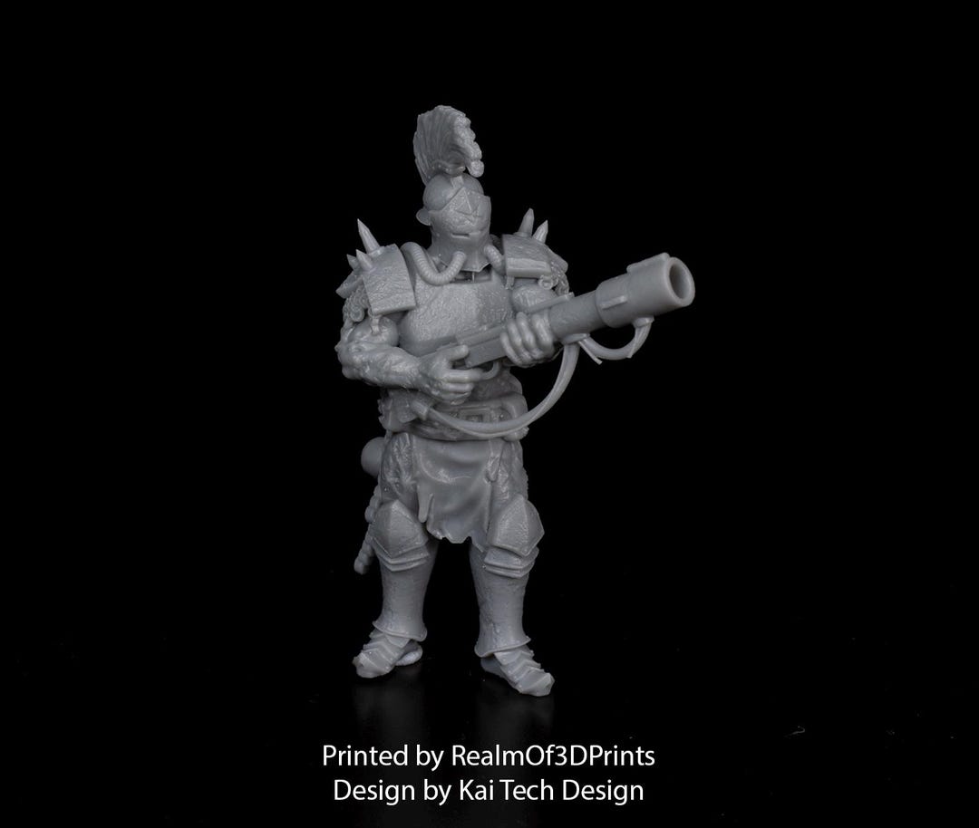 Antoined With Grenade Launcher (x1) | 32mm Scale | Kaitech Design - Etsy