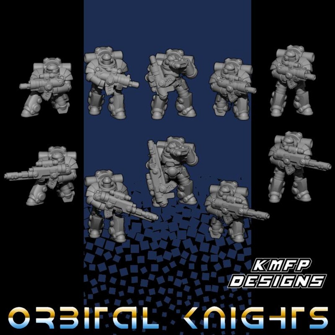 Orbital Knights II Sniper Team x30 8mm KMFP Designs - Etsy