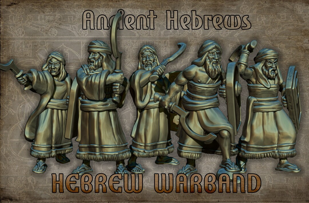 Warband (x10) | Ancient Hebrews | Red Cooper Miniatures | 15mm Scale - Etsy