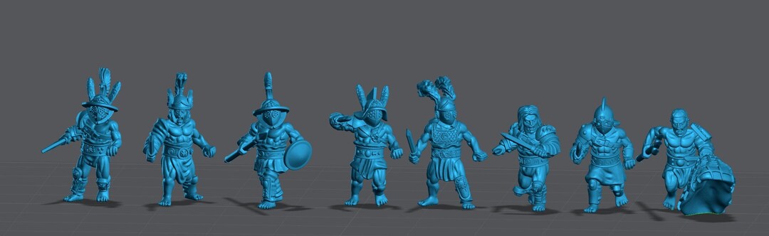 Gladiators & Spartacus | Roman Games/arena | 3dbreed Miniatures | 15mm ...