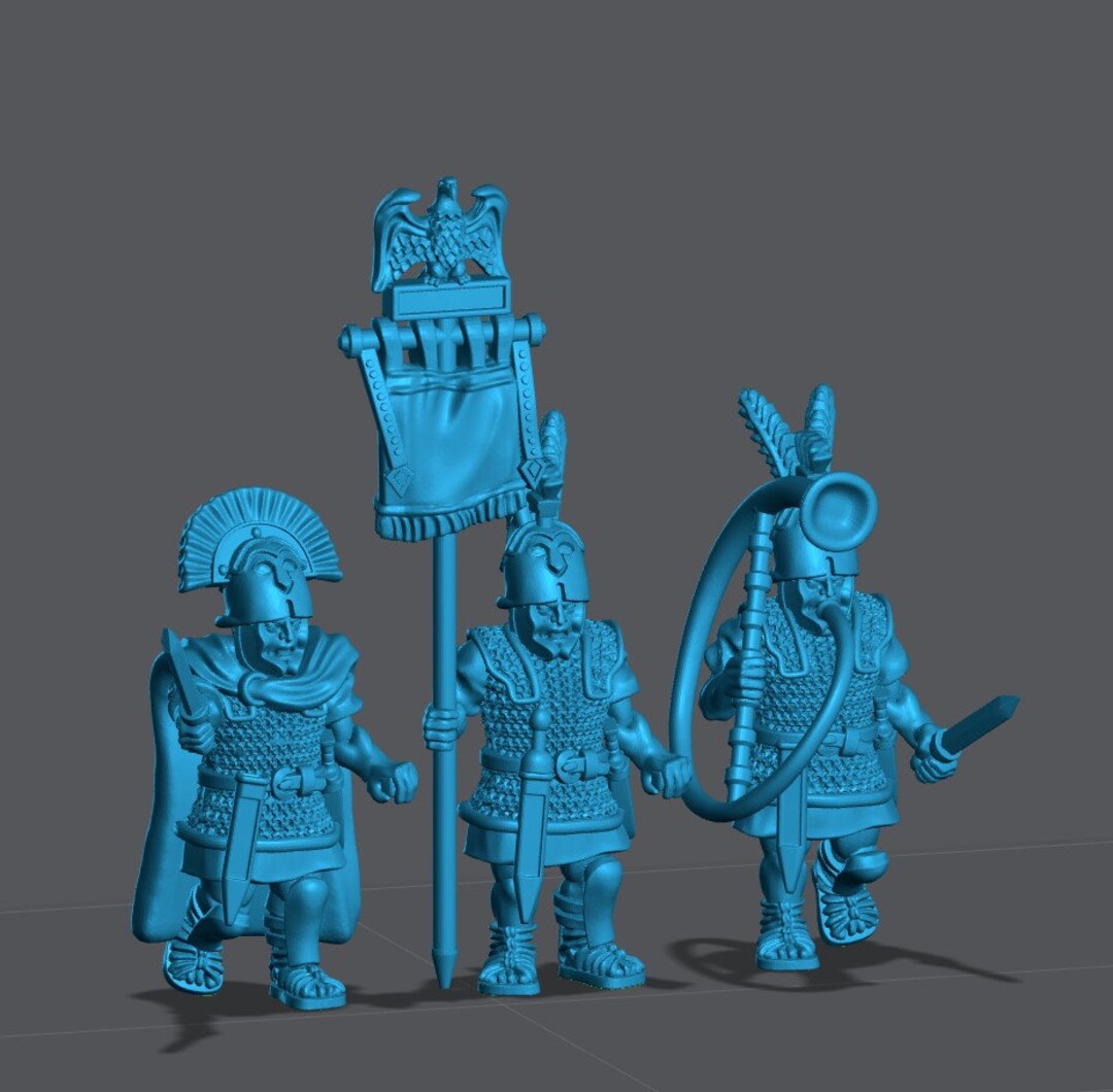 Princeps Command | Republic Rome | 3dbreed Miniatures | 15mm Scale - Etsy