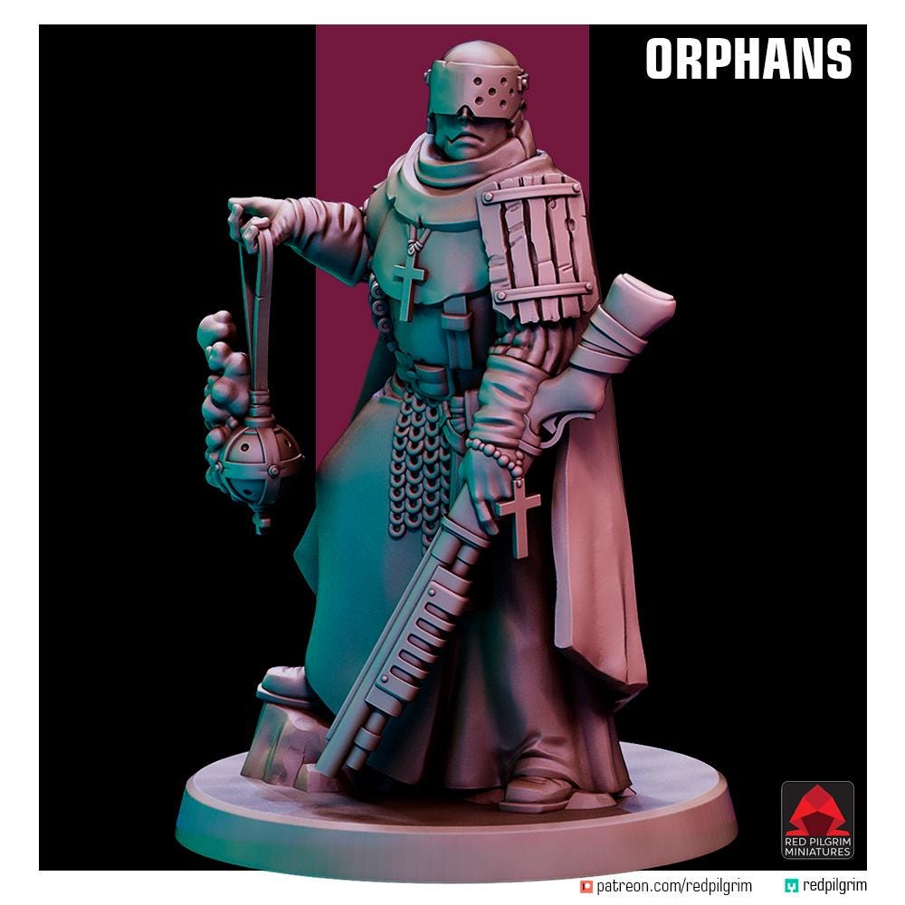 Orphans (x5) | 32mm Scale | Red Pilgrim Miniatures - Etsy
