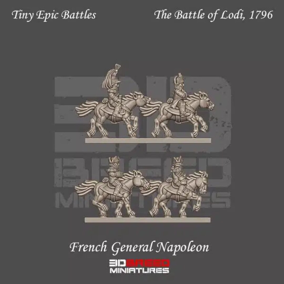 French General Napoleon Battle of Lodi, 1796 3dbreed Miniatures 10mm - Etsy