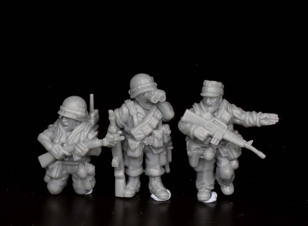 HQ 01 (x3) | US Marine Corps | Vietnam | 3dbreed Miniatures | 15mm ...