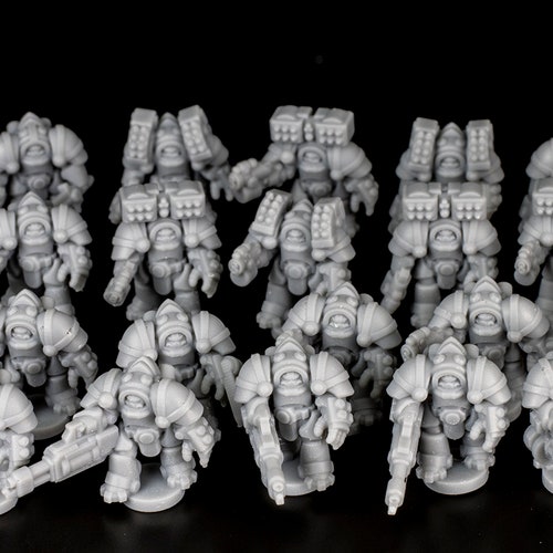 Orbital Knights Heavy Armour Infantry 6mm KMFP Designs - Etsy