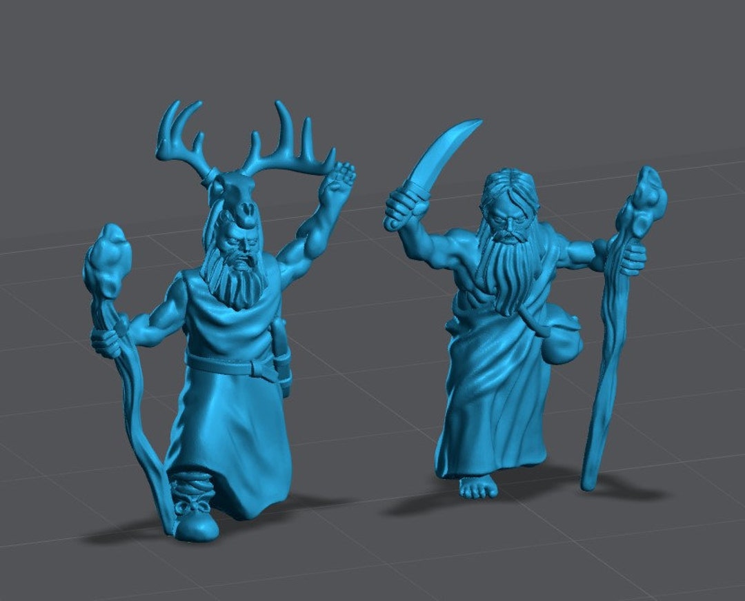 Druids | Germanic Tribes | 3dbreed Miniatures | 15mm Scale - Etsy
