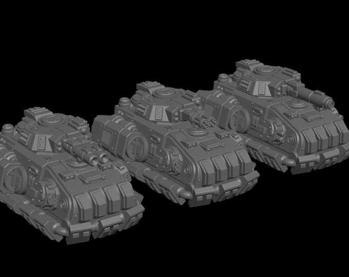Grav-attack Tanks x3 Orbital Knights 8mm KMFP Designs - Etsy