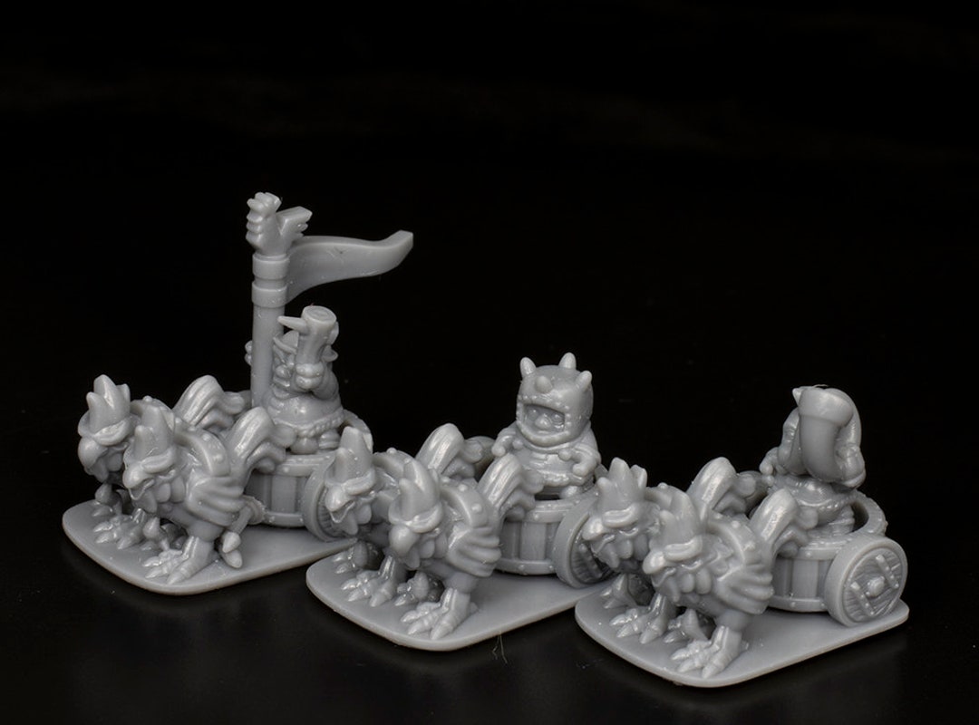 Chicken Chariots | Halflings | Ankylo | 10mm - Etsy