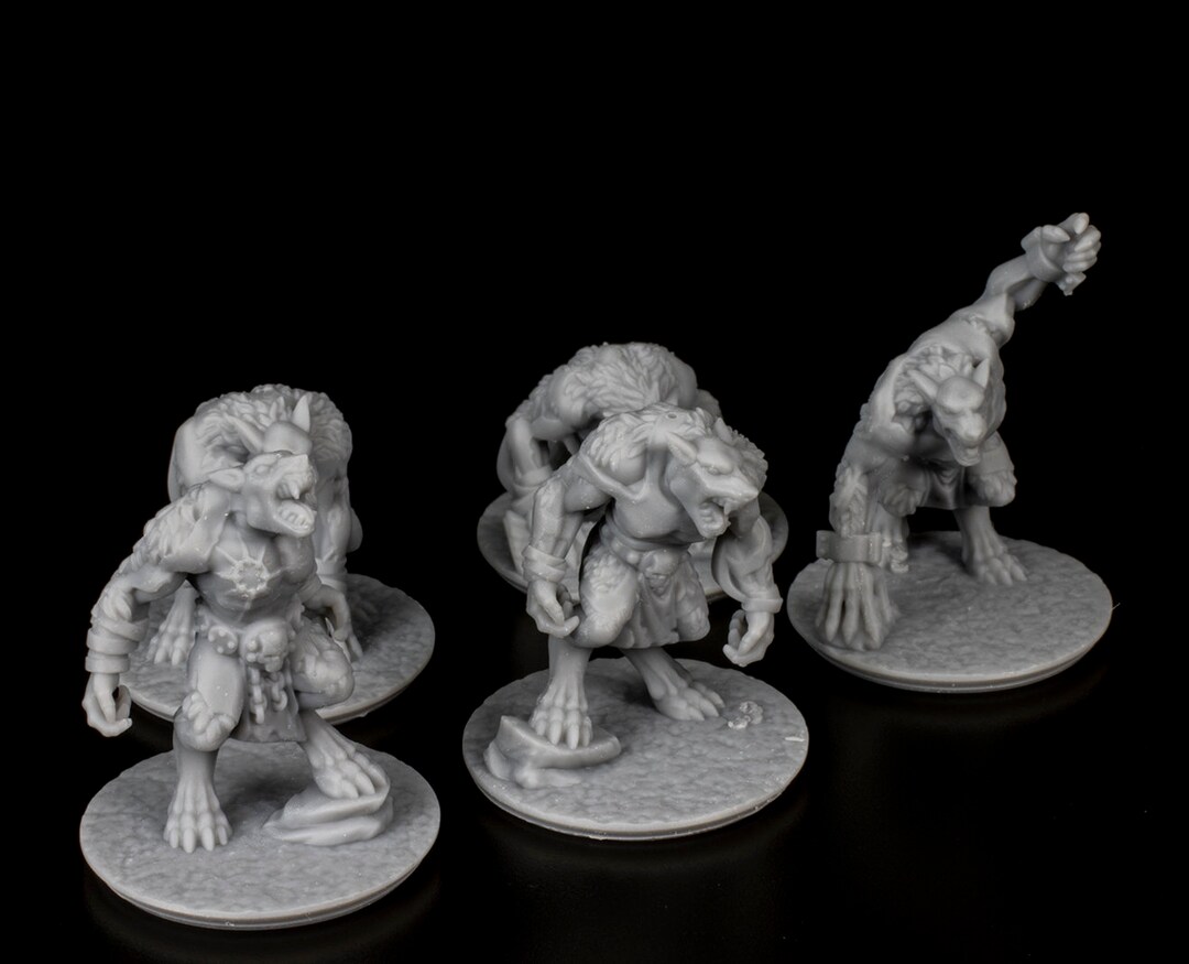 Werewolves | Chaos | Varus Miniatures | 10mm - Etsy
