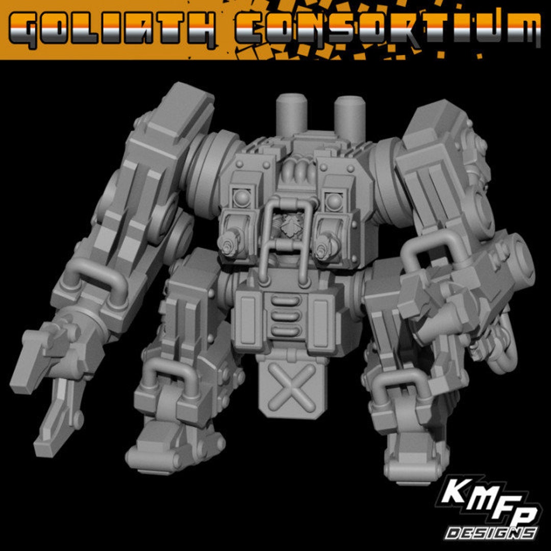 Industrial Combat Walker (x1) | Goliath Consortium | 8mm | KMFP Designs ...