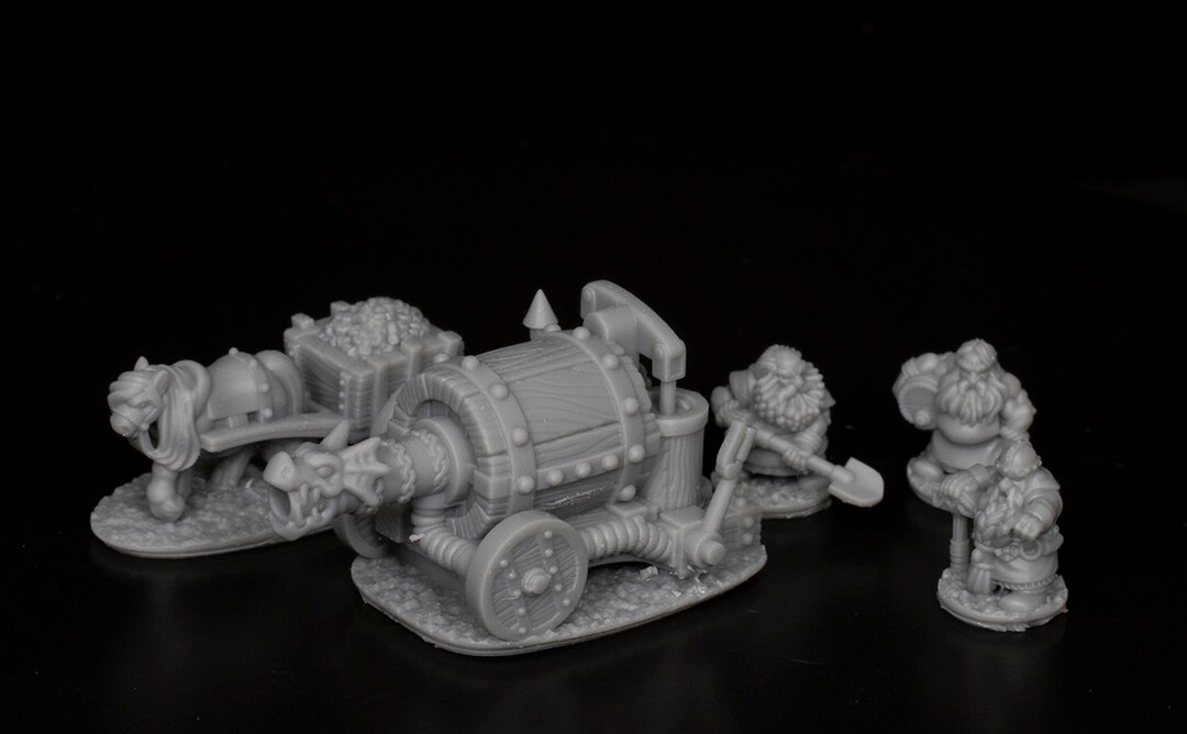Fire Thrower (x1) | Dwarfs | Varus Miniatures | 10mm Scale - Etsy