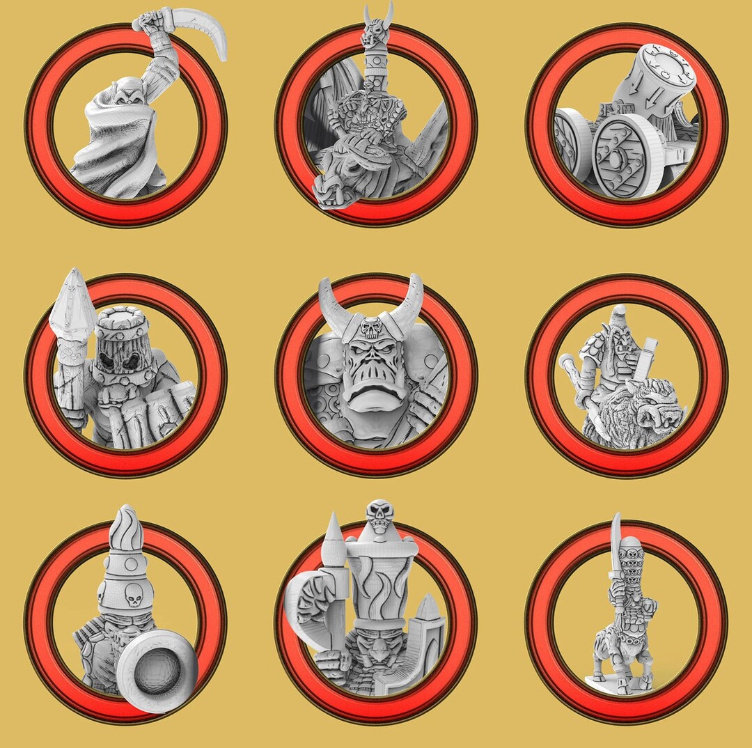 Magma Dwarfs | Army Deal | All in One Pack | Ankylo Miniatures | 10mm ...