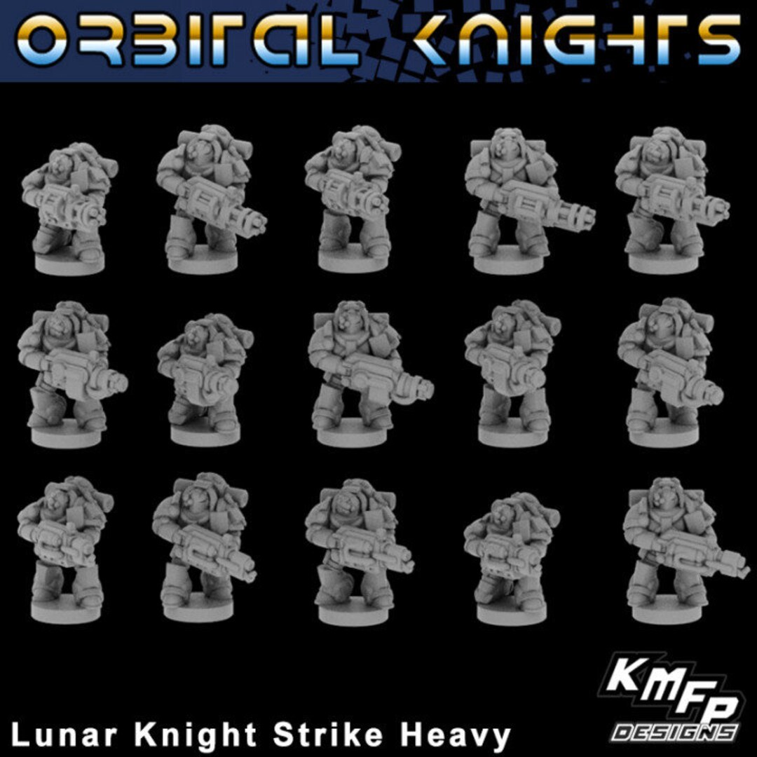 Lunar Knights Heavy Weapons (x20) | 8mm | KMFP Designs - Etsy