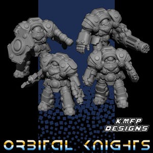 Heavy Elite Armour (x33) | Orbital Knights II | 8mm | KMFP Designs - Etsy