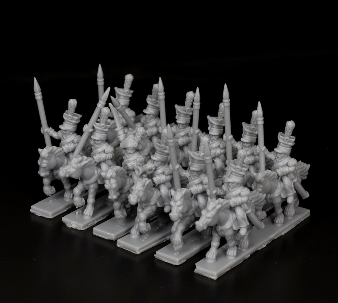 Austrian Uhlans | Battle of Lodi, 1796 | 3dbreed Miniatures | 10mm | - Etsy