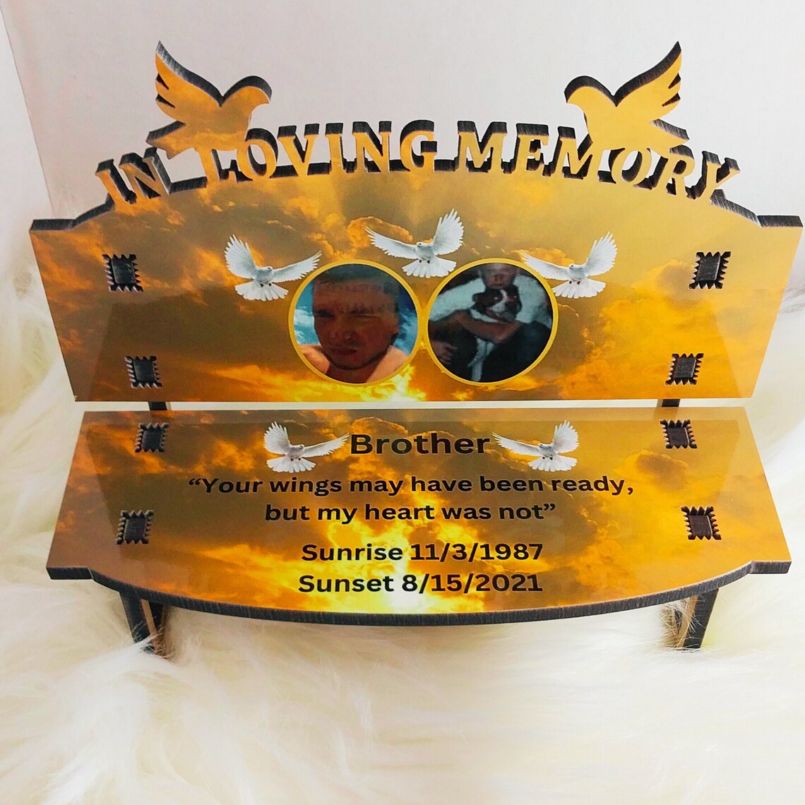 Personalized, Custom, in Loving Memory, Rest in Paradise, Memorial ...