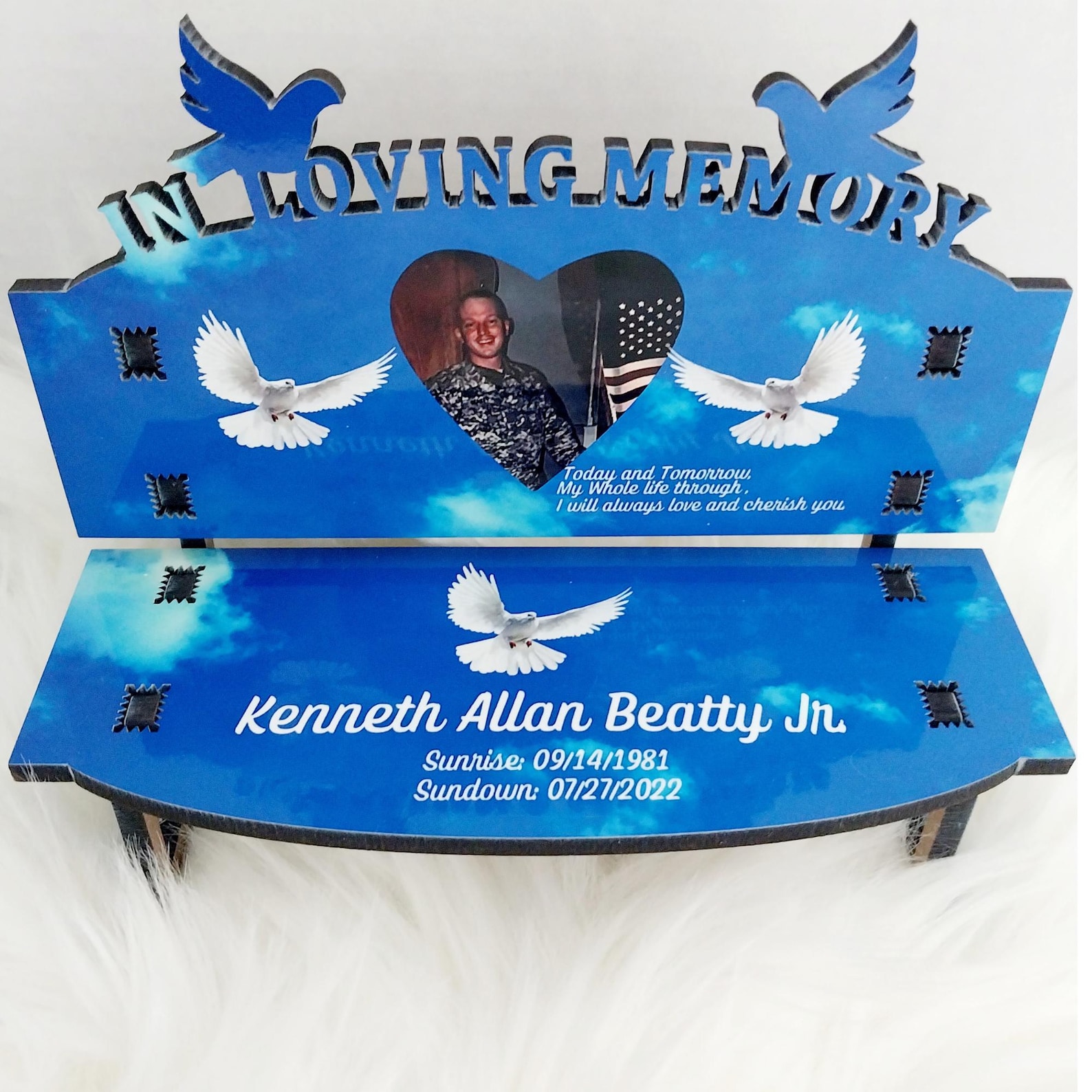 Personalized, Custom, in Loving Memory, Rest in Paradise, Memorial ...