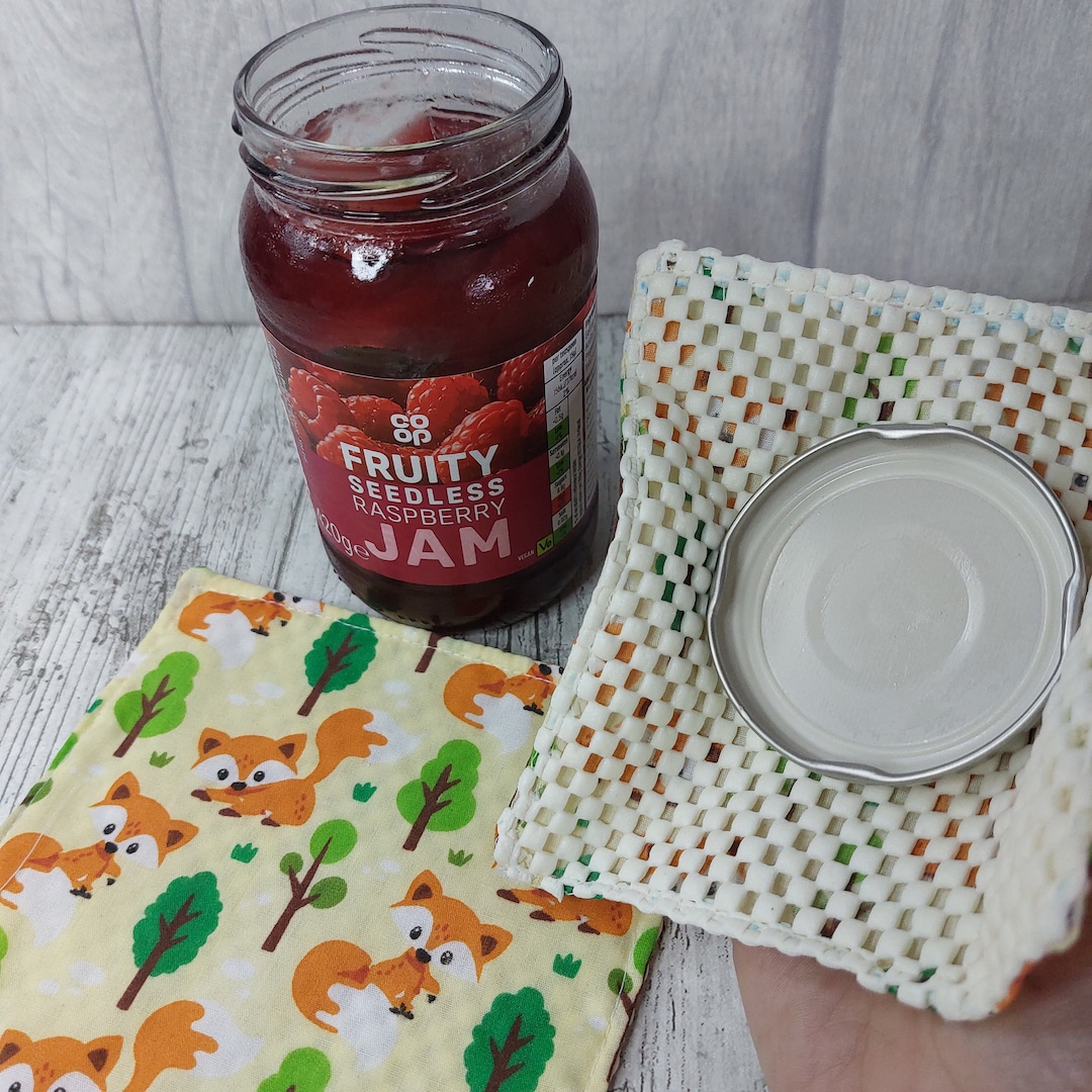 Fox Fabric Jar Opener: Handmade Kitchen Gadget - Bottle Opener - Easy ...