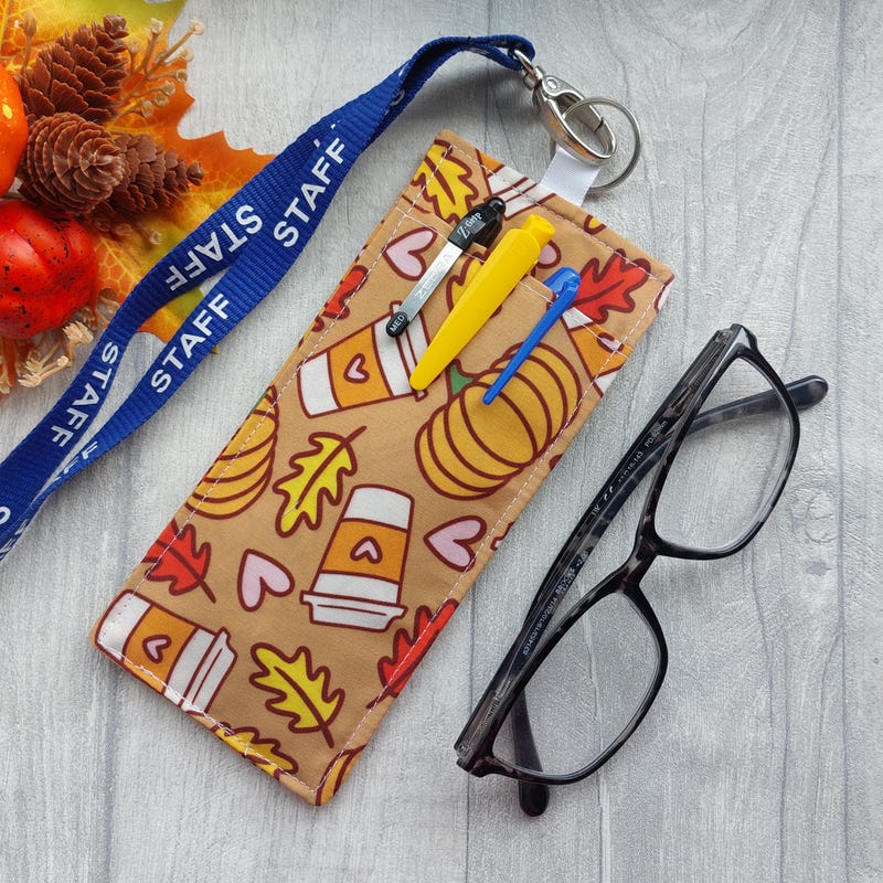 Fabric Lanyard Coffee - Etsy UK