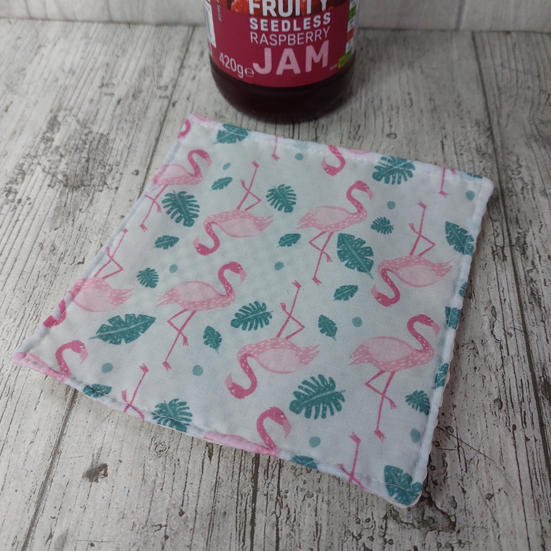 Fabric Jar and Bottle Gripper Opener, Flamingo Jar Opener, Fabric Jar ...