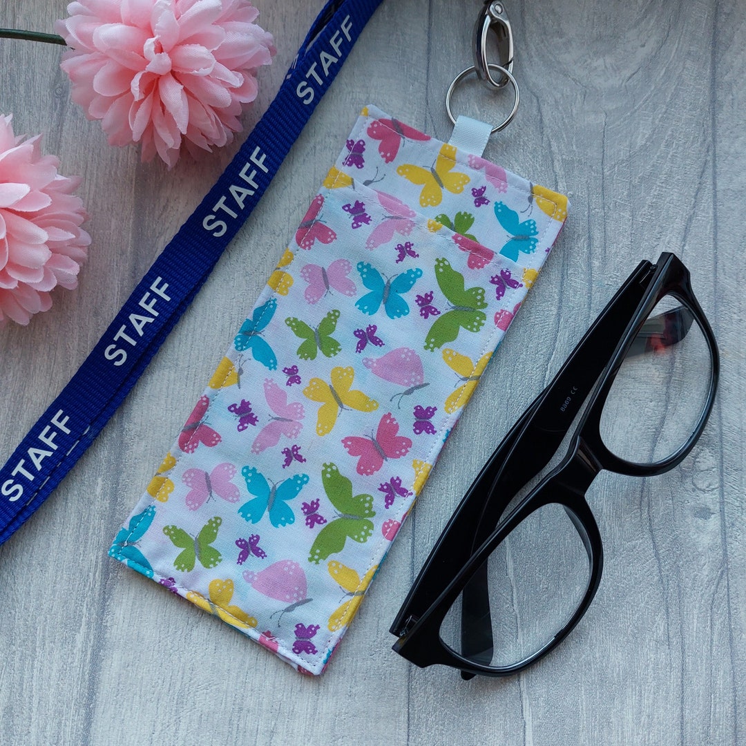 Butterfly Lanyard Glasses Holder - Handmade From Colourful Butterflies ...