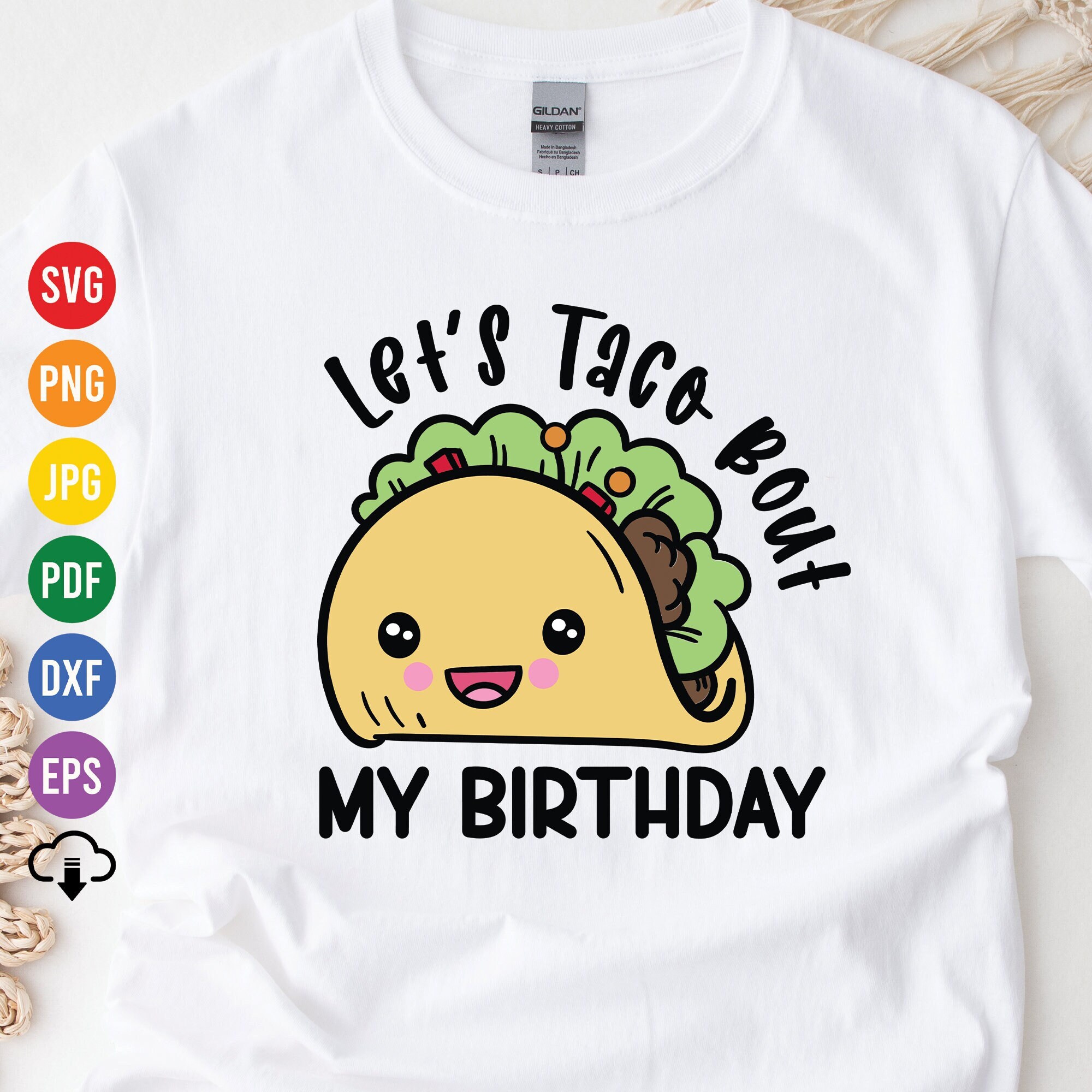 Let's Taco Bout My Birthday Svg, Taco Bout Svg, Taco Birthday Party Svg ...