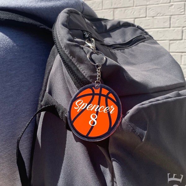 Basketball Bag Tag - Etsy