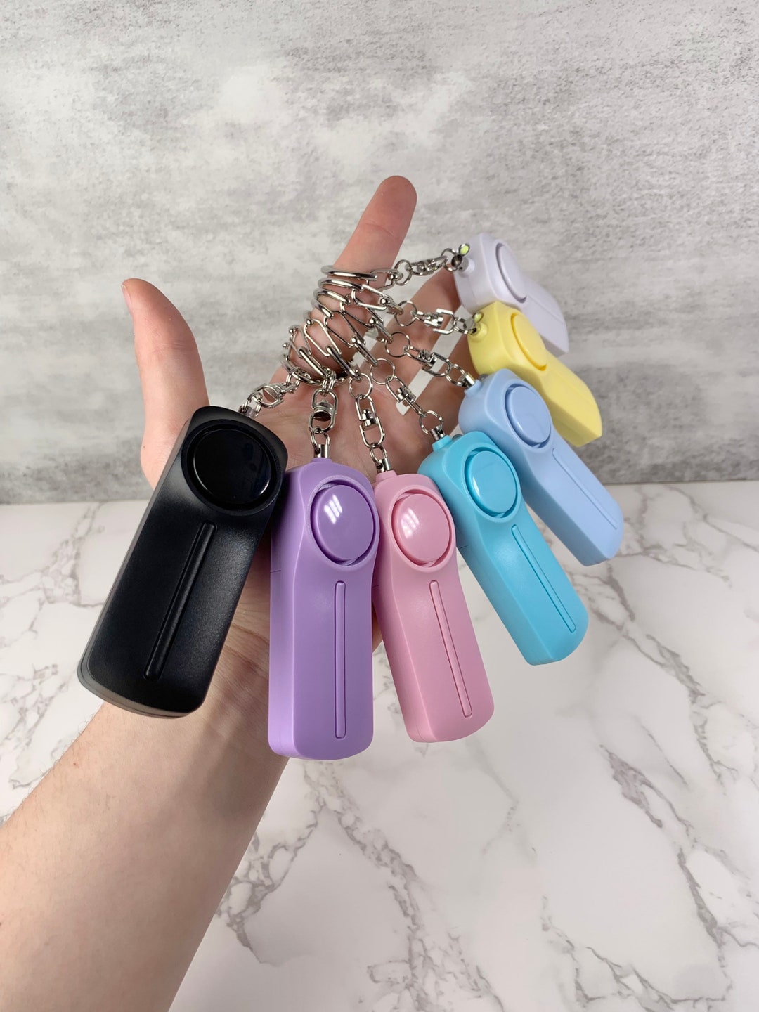 Safety Alarm Keychain for Women, Safety Keychain for Women Self Defense ...