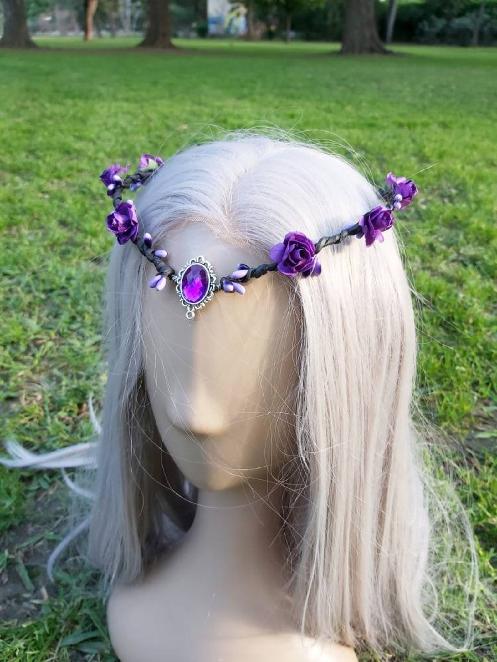 Elf Crown Elvish Tiara Forest Crown Fairy Crown Elf | Etsy