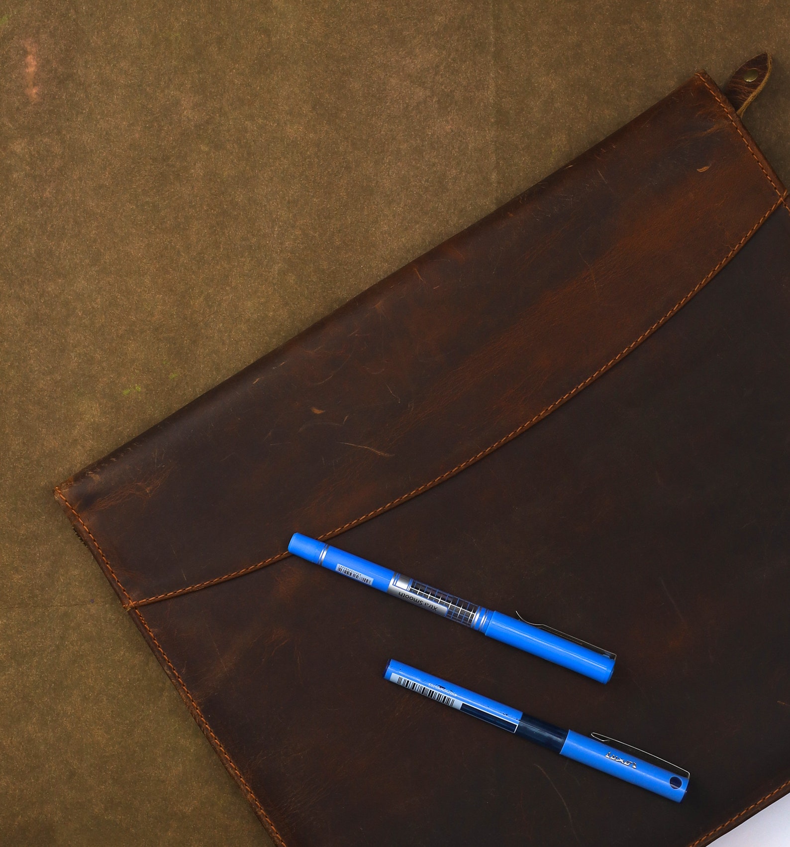 Leather Paper Case File Organizer | Personalized Paper Portfolio, A4 ...
