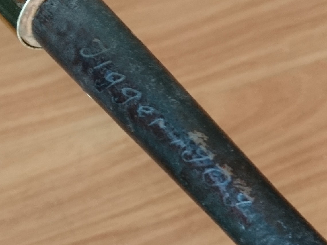 Genuine Golf "sunday Stick" - Handmade Walking Stick With REAL Antique ...
